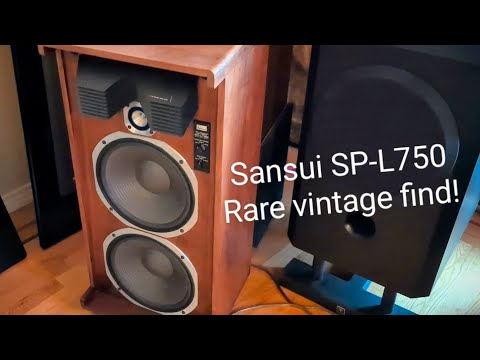Sansui SP-L750 Speaker Information and Demo
