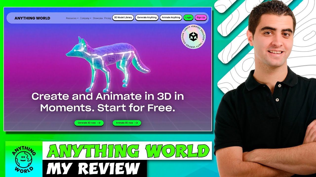 Anything World Ai My Review - Ai 3D Animation And Automated Rigging Tool (Overview)