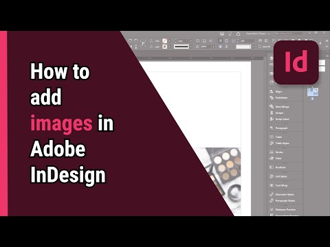 How to add images in Adobe InDesign