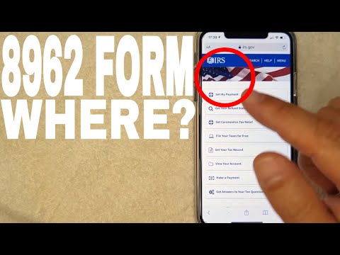 ✅  How To Find 8962 Tax Form 🔴