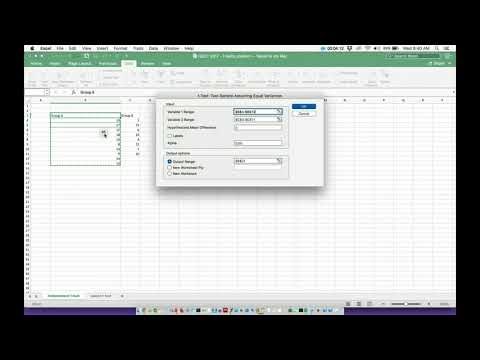 Independent t-Test and F-Test: Theory and Excel Calculation