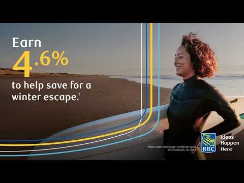 Ideas happen here with the RBC High Interest eSavings Account.