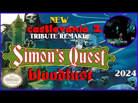 Castlevania ii simon's quest remake NES hack 2024