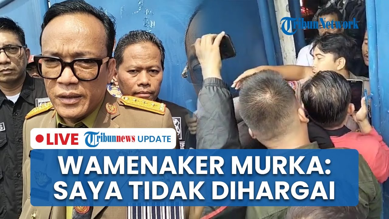 LIVE: Wamenaker Sidak Perusahan Jan Hwa Diana yang Tahan Ijazah ...