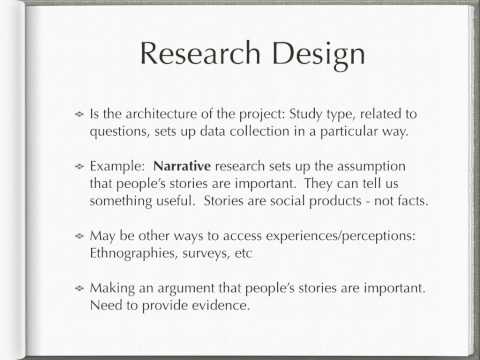 Writing the Methodology chapter in a dissertation