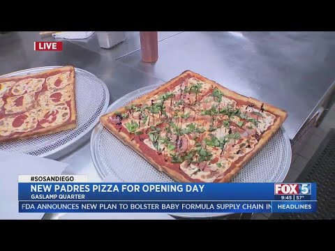 Local Pizza Shop Debuts Padres Pie