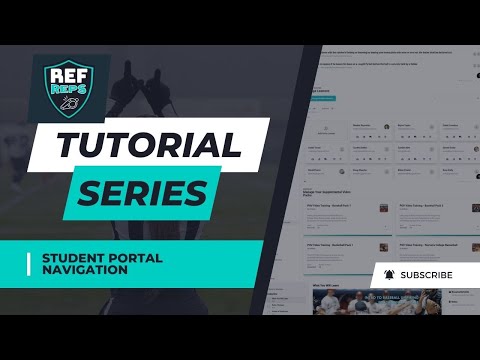 Student Course Portal Navigation