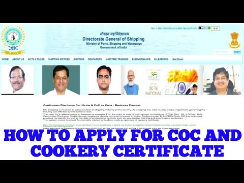How to apply COC and Cookery certificate || Certificate of cook