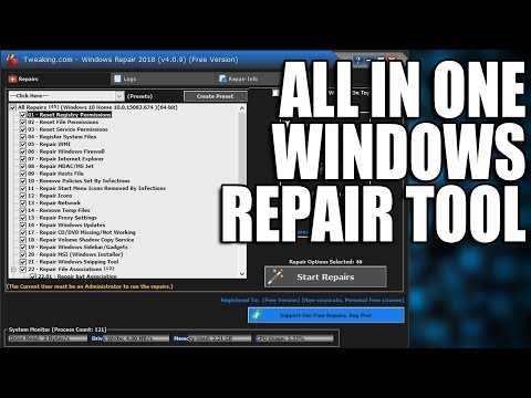 Windows Repair Tool | All In One FREE Repair Program (FIX Windows Errors)
