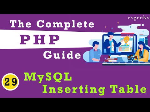 Learn PHP Tutorial 29 MySQL Inserting Data - Mind Luster