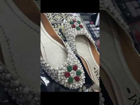 Sparkling Footwear Showcase: Discover Elegant Embroidered Shoes#embroideredshoes