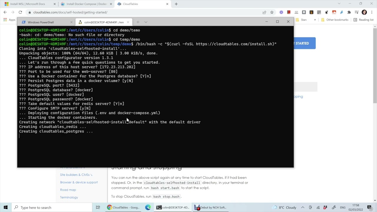 Self-hosted CloudTables - keep your data local!