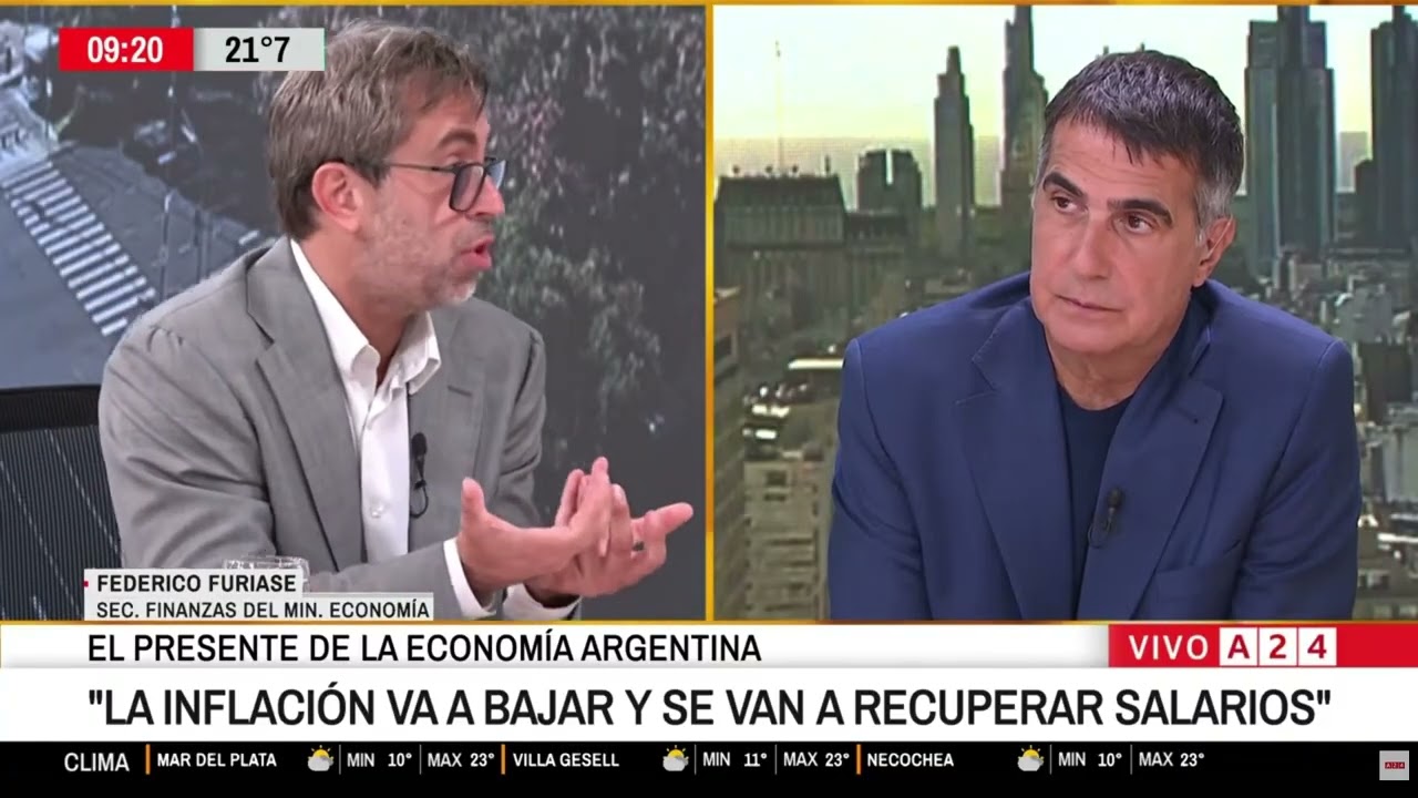 Interview with Finance Secretary Federico Furiase on A24