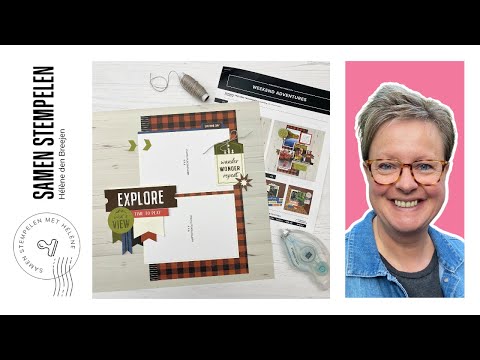 Samen Stempelen | Weekend Adventure ScrapLayout 1