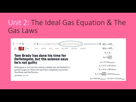 The Ideal Gas Equation, Gas Laws, & Equation for Density & Molar Mass of a Gas