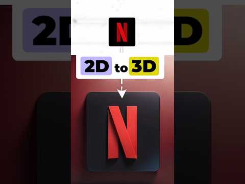Convert Any Logo into to 3D 😍 #shorts #ai #tech
