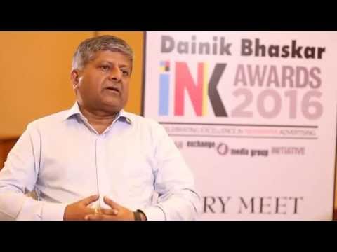 Jury Chair Mr. Shashi Sinha- CEO IPG MediaBrands- talks about INK 2016 Jury