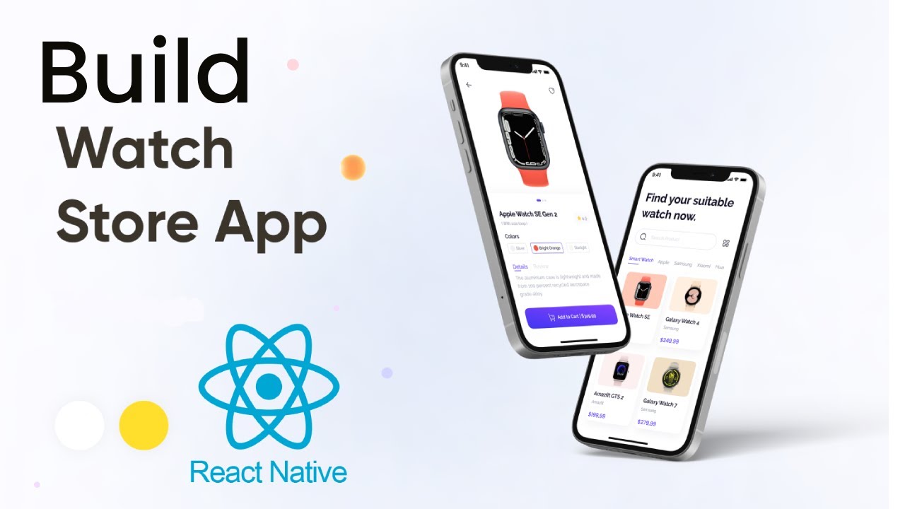 3. React Native CLI Project Setup By Building Watch Store Ecommerce App in React Native Part - 3