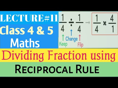 Dividing Fractions using Reciprocal Rule|#fraction| #cbsencert|#class4maths|#class5math