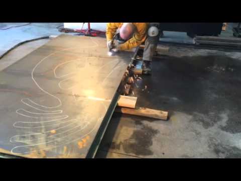 Cutting out Kokopelli