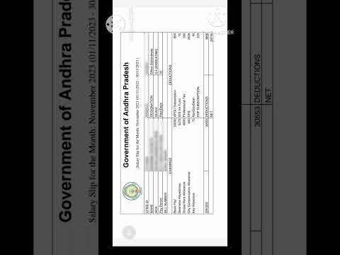 ap high court salary pay slip | office subordinate