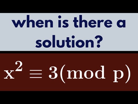 Number Theory | When is 3 a perfect square mod p?