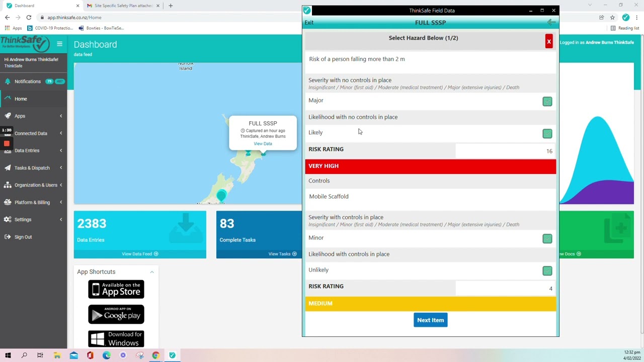 ThinkSafe Site Specific Safety Plan