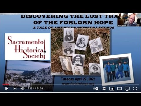 Discovering the Lost Trail of the Forlorn Hope A Tale of American Pioneer Legends