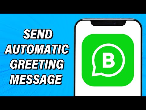 How To Send Automatic Greeting Message On WhatsApp Business 2023 | Set Auto Welcome Messages