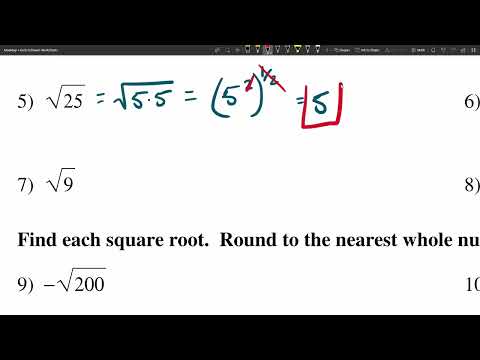 KutaSoftware: PreAlgebra- Square Roots