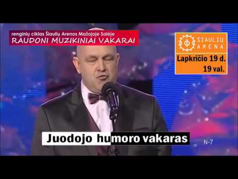 JUODOJO HUMORO VAKARAS SU A.ORLAUSKU IR R.ŠILANSKU @Šiaulių arenos mažoji salė