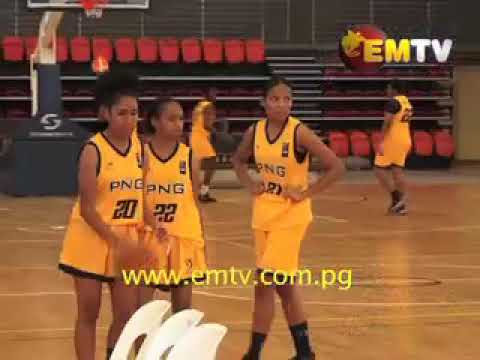 PNG U17 National basketball teams take on skills challenge from FIBA.