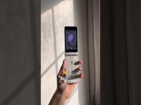 A Quick Look of My Japanese Flip Phone | Sharp Aquos 601SH Keitai #flipphone #dumbphone #y2k