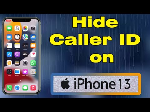 How to turn off caller ID on iPhone 13 (Hide your Number & Call anonymously)