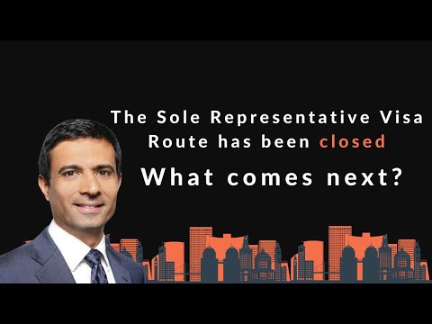 The Sole Representative Visa route has been closed - What comes next?
