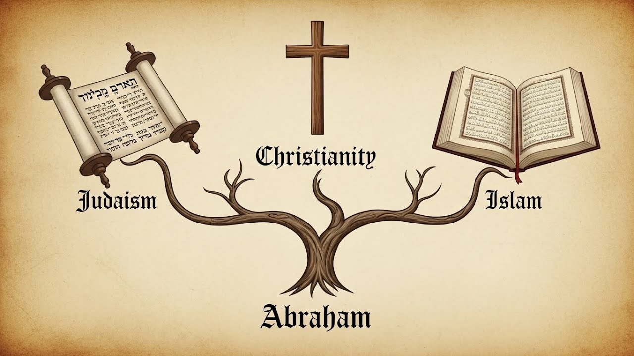 The 3 Abrahamic Religion Explained (Animated Timeline)