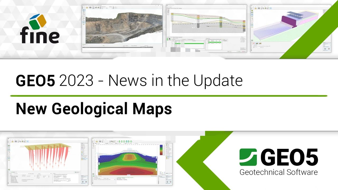 GEO5 2023 - New Geological Maps in GEO5 Stratigraphy