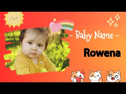ROWENA | Rowena name meaning | Girl Name Meaning | Bright with fame and joy (2023)