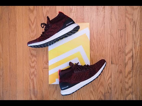 A Water Resistant Ultra Boost Mid?! || Adidas Ultra Boost All Terrain Burgundy Review and On Feet