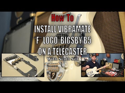 Vibramate Bigsby B5 Mounting Kit for Telecasters with Dual | Reverb