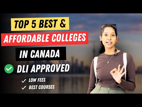 TOP 5 AFFORDABLE COLLEGES IN CANADA IN 2023| Canada International Students| Study in Canada 2023