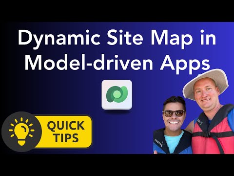 Dynamic Site Map in Model-driven Apps via Security