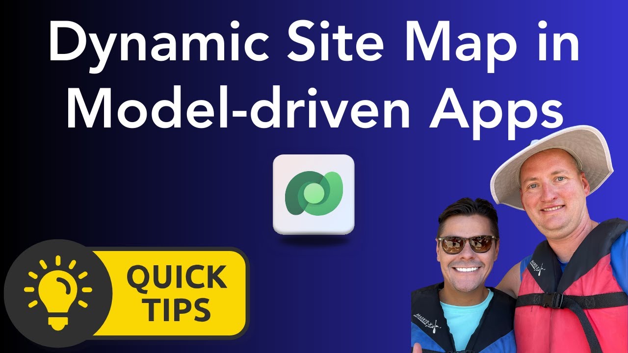 Dynamic Site Map in Model-driven Apps via Security