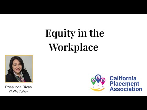 Equity in the Workplace