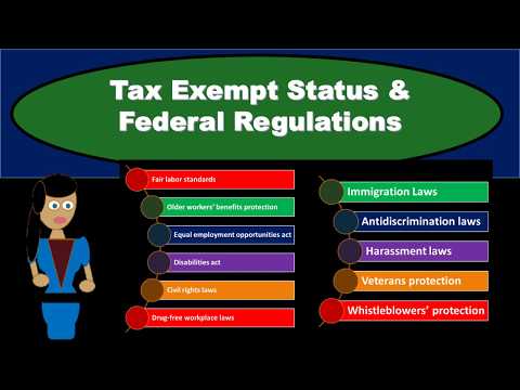 Tax-Exempt Status & Federal Regulations