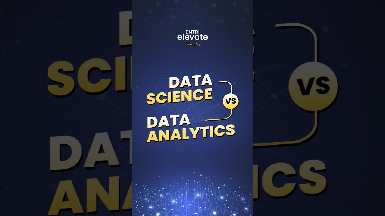 Data Science and Data Analytics | Data Science Full Course in Telugu #EntriElevateTelugu