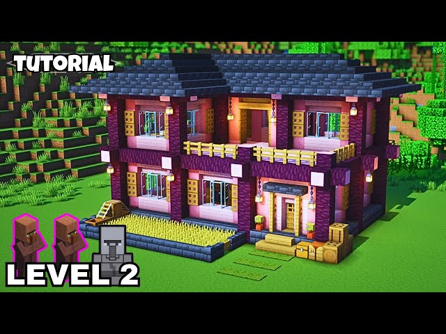 Lvl.2 Cozy Survival House, Cherry & Deepslate +Tutorial 🏡(70.2 ...
