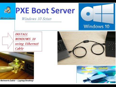 How to Setup PXE server - Install Windows 10 (No pendrive/DVD required)