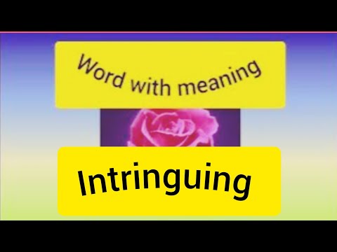 Day 11 Intringuing ka kya matlab // Meaning of intriguing//antonyms/synonyms