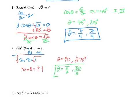 GeoTrig_Solving Trig Equations for Radians Video Lesson